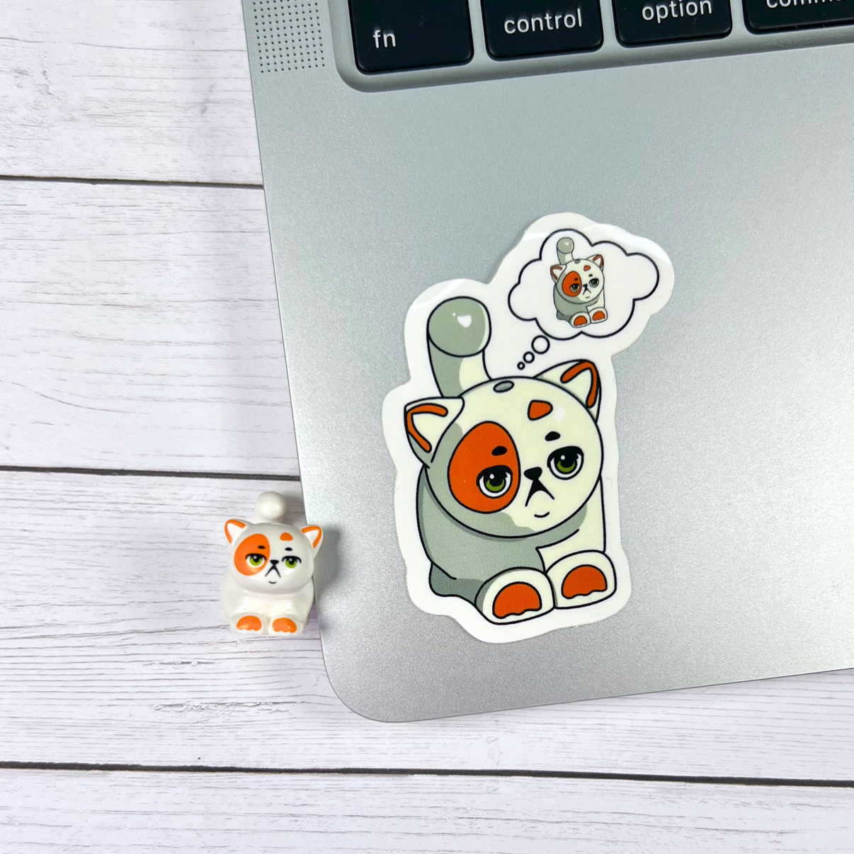 Narcissistic Cat Sticker – brickdesigned